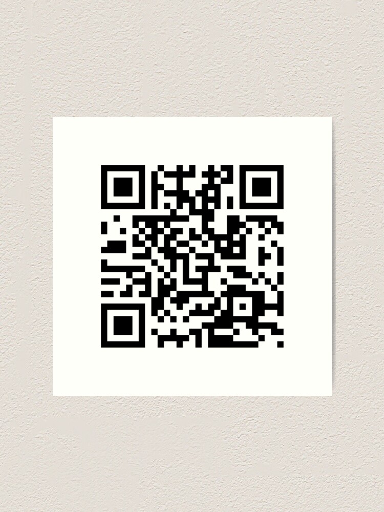 "WOW Mind Blow Super Brain Meme Link QR Code" Art Print for Sale by hign | Redbubble