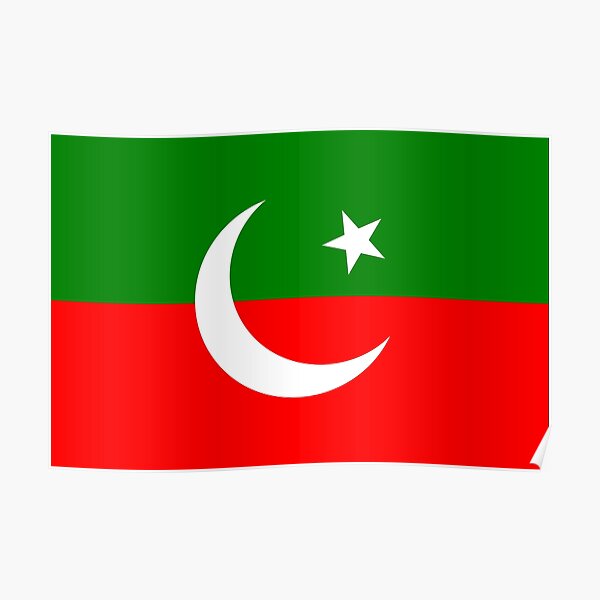 "PTI Flag" Poster for Sale by ValentinaHramov | Redbubble