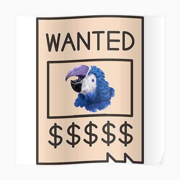 "The blue bird wanted" Poster for Sale by Designza1 | Redbubble