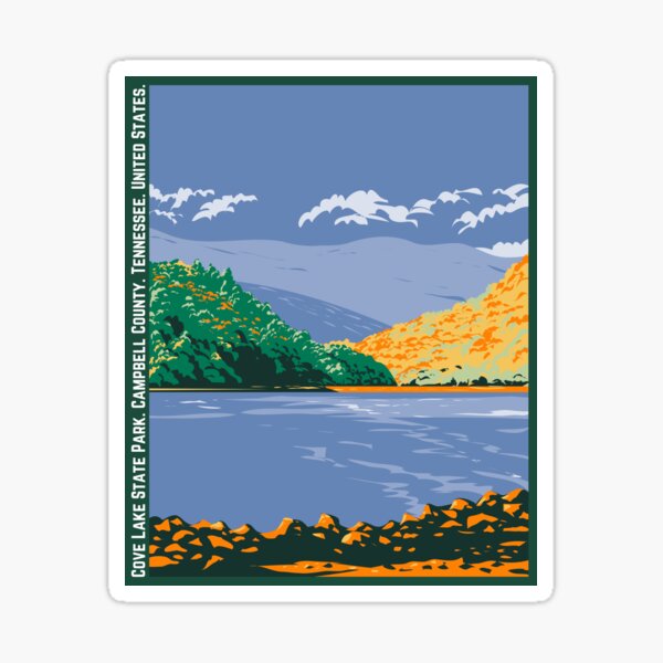 "Cove Lake State Park" Sticker by Ermland-LabeL | Redbubble