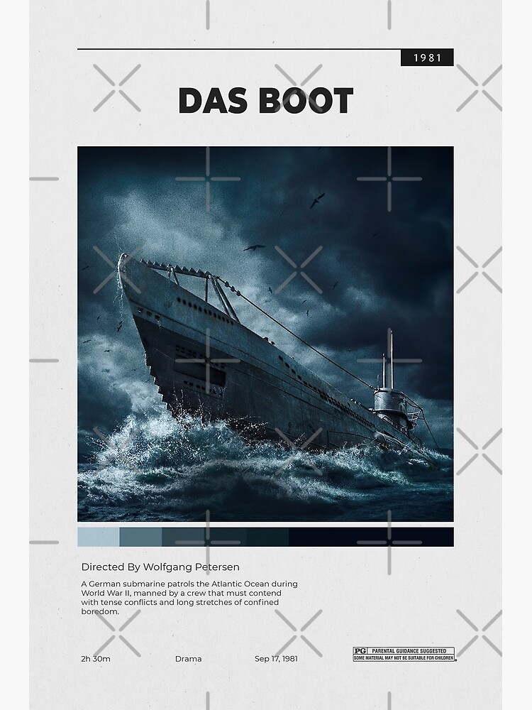 "Das boot 1981 war drama movie poster" Art Print for Sale by LifeOnTheStage | Redbubble
