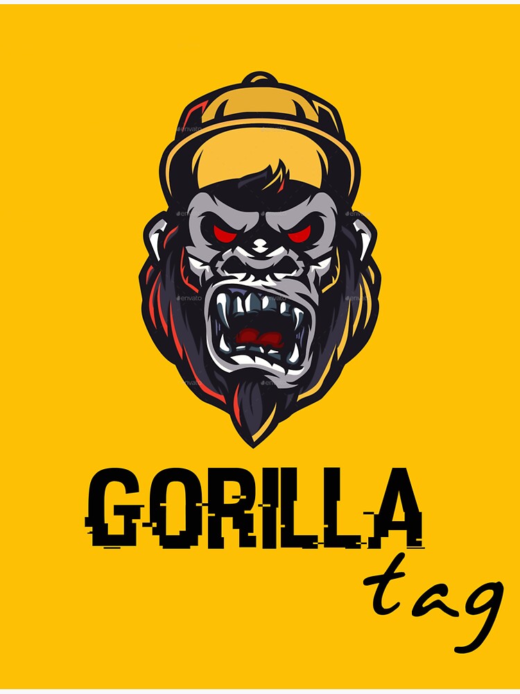 "gorilla tag " Sticker for Sale by RoyalMartLK | Redbubble