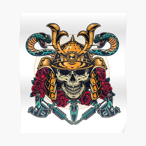 "Japanese Snake Demon " Poster for Sale by Emil1993 | Redbubble
