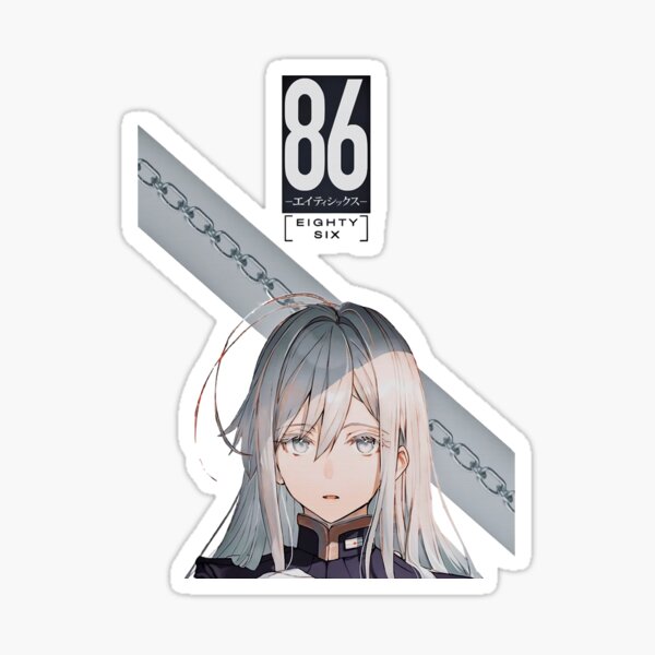 "Why Is 86 Anime So Famous" Sticker by MurrayAlexandra | Redbubble