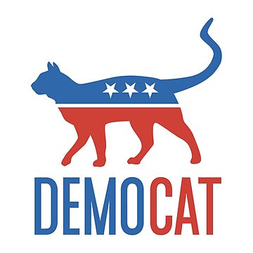 "Democat - Democrat Cat" Sticker for Sale by EmpireCo | Redbubble