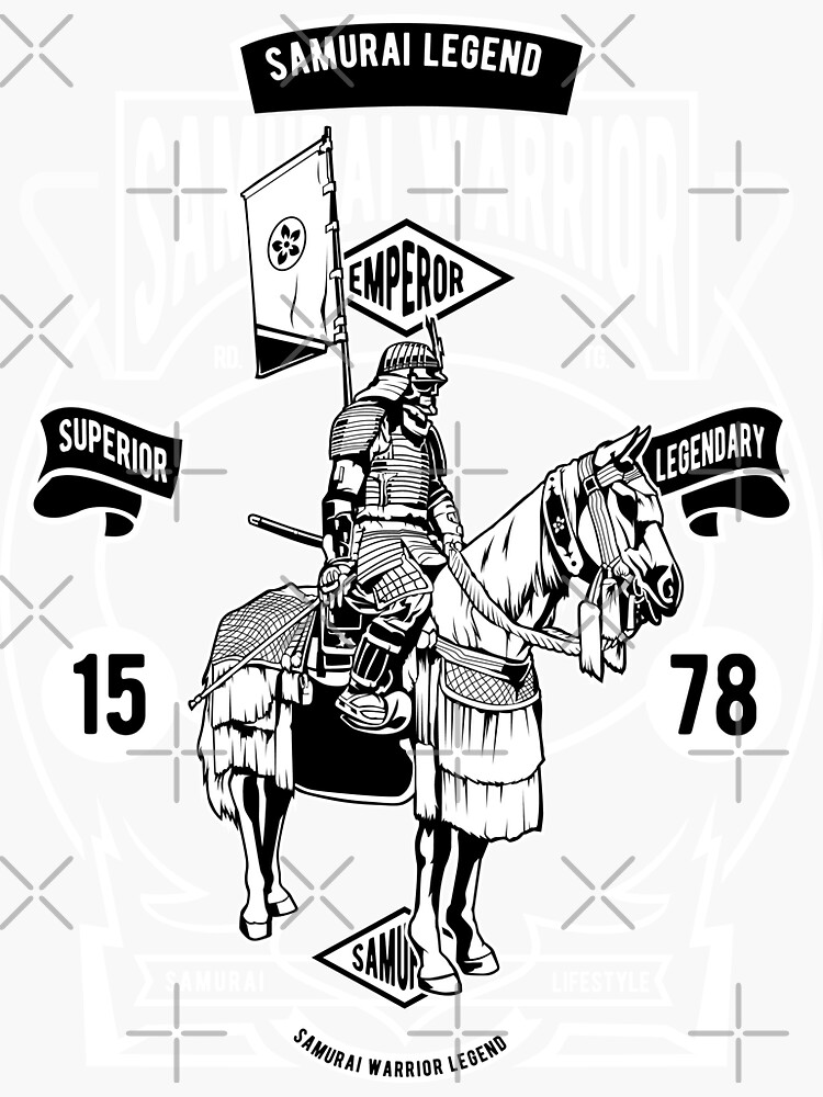 "JAPANESE SAMORA CULTURE" Sticker by Emil1993 | Redbubble