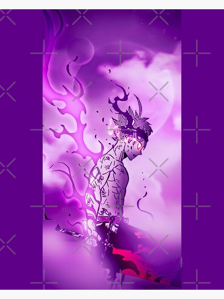 "black clover asta " Poster for Sale by yahya-zegai | Redbubble