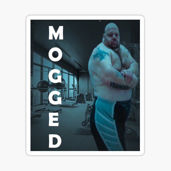 "Kyriakos grizzly mogged" Sticker by Jemmey1101 | Redbubble