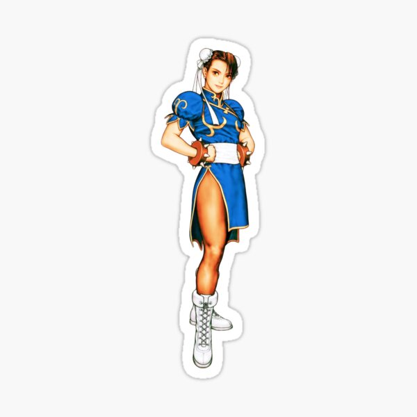 "Chun Li Original" Sticker for Sale by ECCHI ART | Redbubble