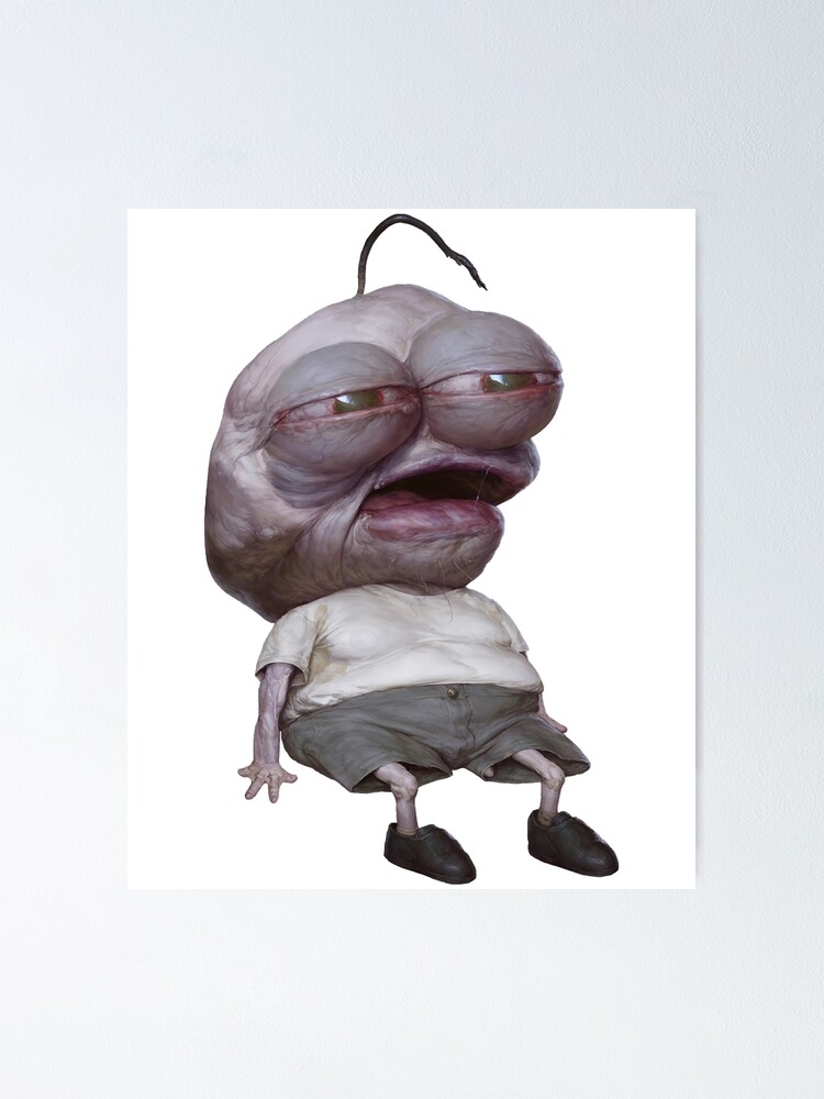 "Smiling Friends Depressed Pim - Adult Swim Sticker" Poster for Sale by ...