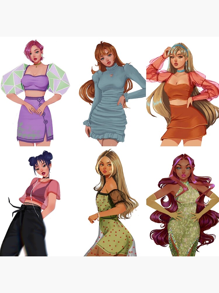 "Winx Club - Modern - Awesome - Pencil Drawing" Art Print for Sale by ...