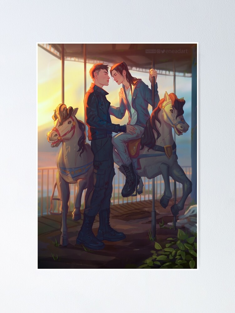 "2ha AU Carousel" Poster for Sale by Eneadart | Redbubble