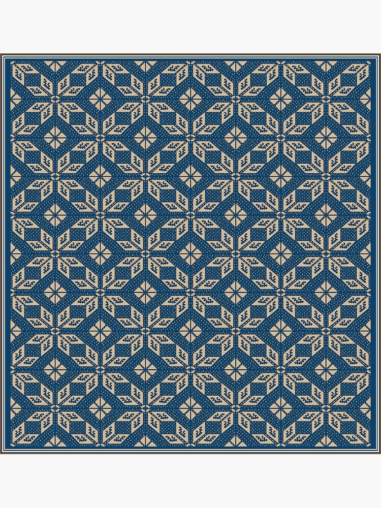 "Japanese eight-pointed star symbol 101" Sticker by vincentbiollaz ...