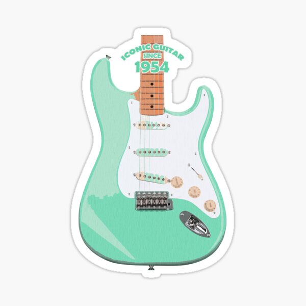"Fender Strat Electric Guitar With Year Of Release | Gift for Guitar ...