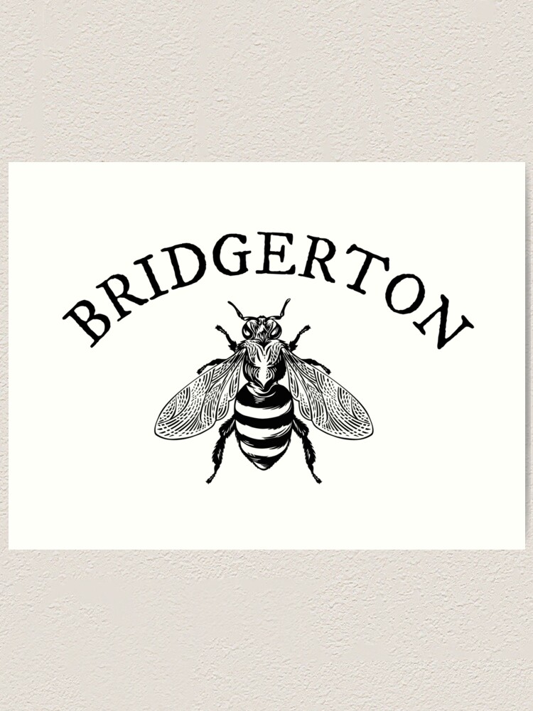 "Bridgerton Bee" Art Print by stylesnspire | Redbubble