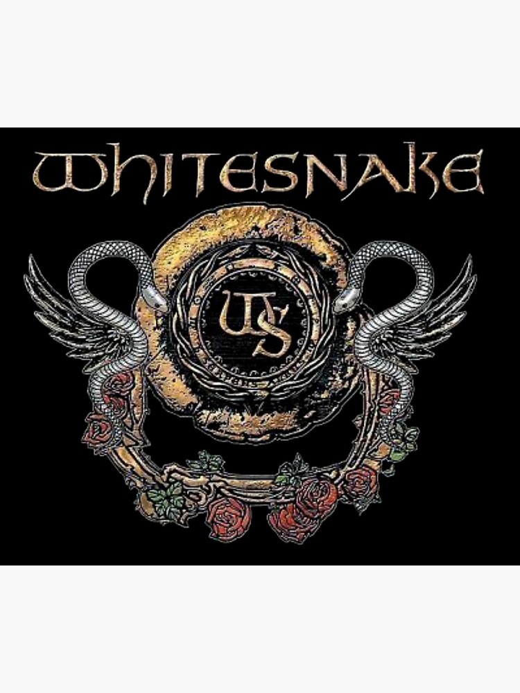 "metal band whitesnake tour logo best selling rock" Poster for Sale by ...