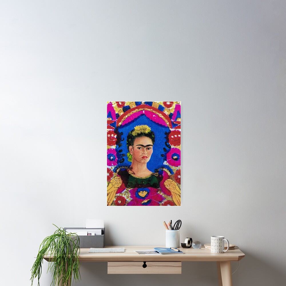 "The Frame (painting) by Frida Kahlo" Poster by FridaBubble | Redbubble