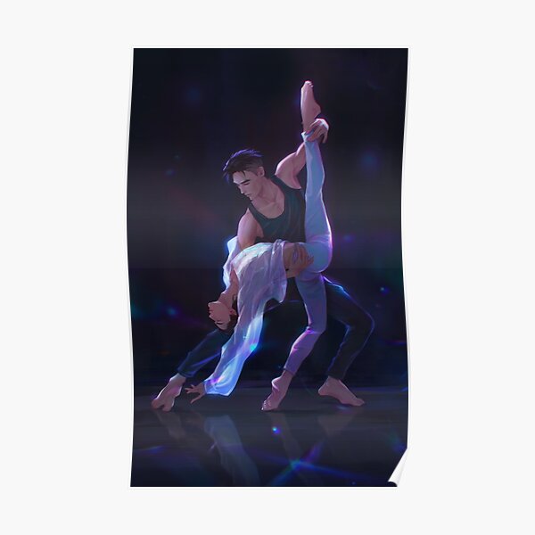 "2ha dance AU" Poster for Sale by Eneadart | Redbubble