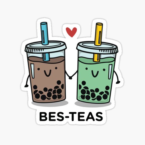 "Bes-Teas" Sticker for Sale by Pixelomatic | Redbubble