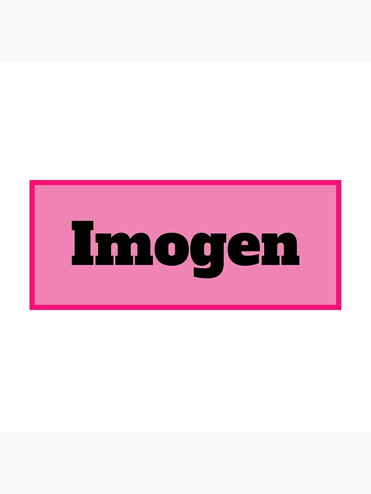 "Imogen Name" Poster for Sale by NameMatters | Redbubble