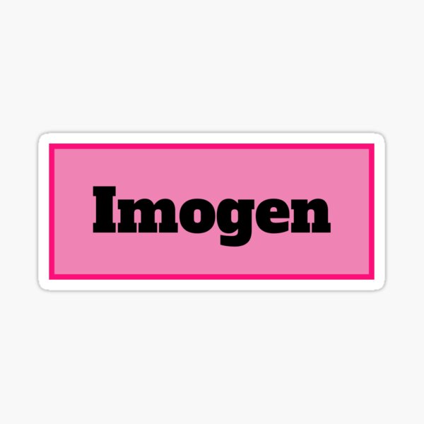"Imogen Name" Sticker by NameMatters | Redbubble