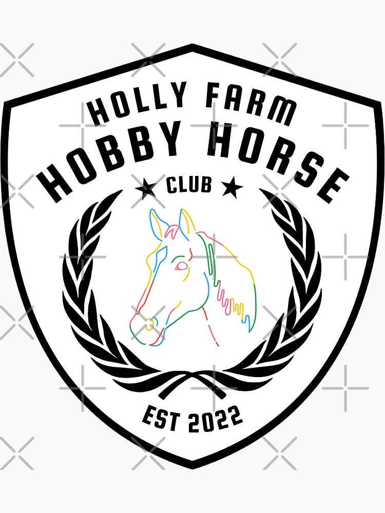 "Holly Farm Hobby Horse Club-Logo" Sticker von HobbyHorseClub | Redbubble