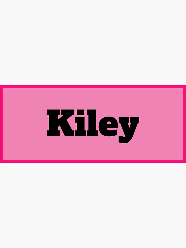 "Kiley Name" Sticker by NameMatters | Redbubble