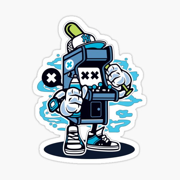 "Gamer Machine Art" Sticker for Sale by Starlashop | Redbubble