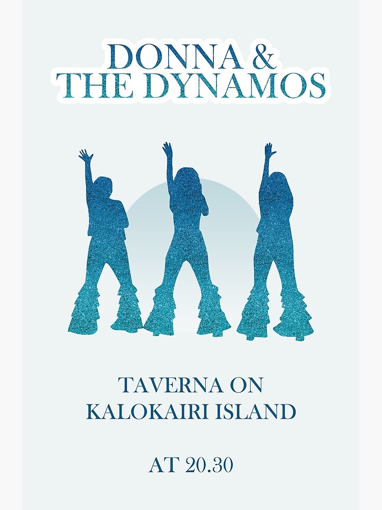 "Donna & the Dynamos" Poster for Sale by honeydesigns | Redbubble