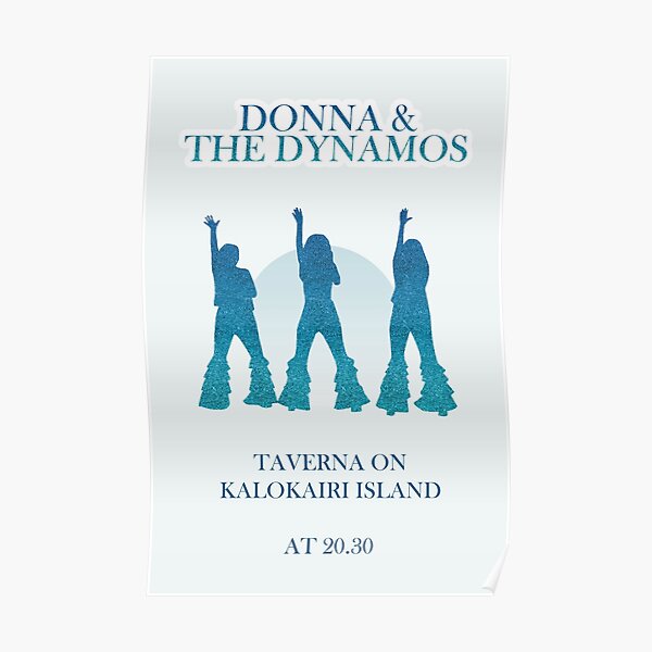 "Donna & the Dynamos" Poster for Sale by honeydesigns | Redbubble