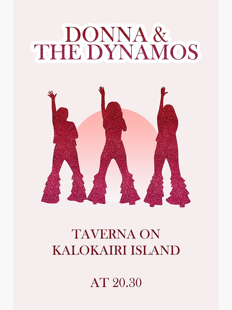 "Donna & the Dynamos" Poster for Sale by honeydesigns | Redbubble