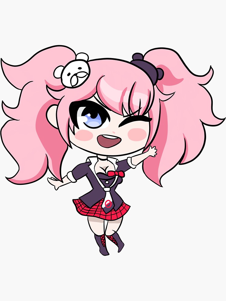 "Junko Chibi" Sticker for Sale by clownyblitz | Redbubble