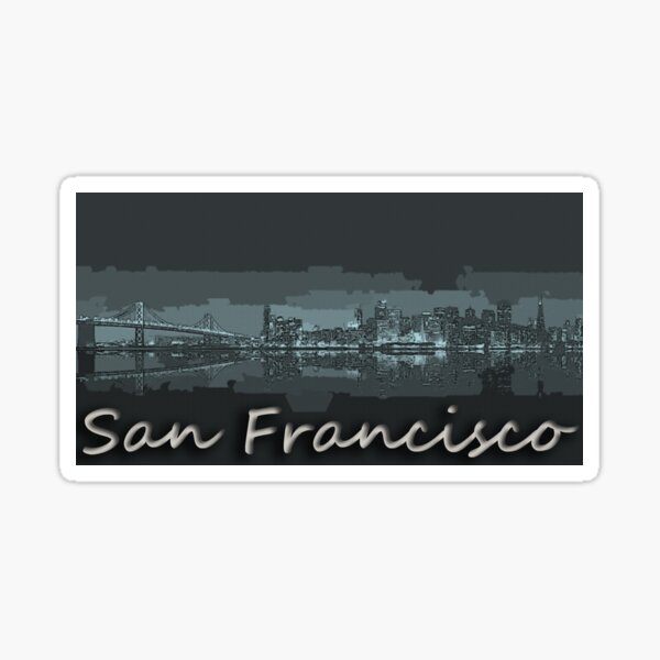 "San Francisco" Sticker for Sale by Tinkily | Redbubble