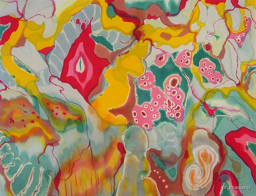 "Abstract Silk Painting III" by pfymariano | Redbubble