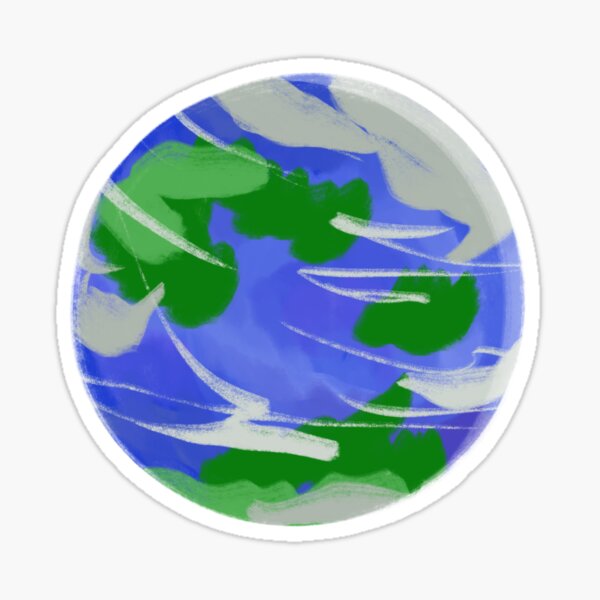 "Beautiful Earth Design" Sticker for Sale by medievalbee | Redbubble