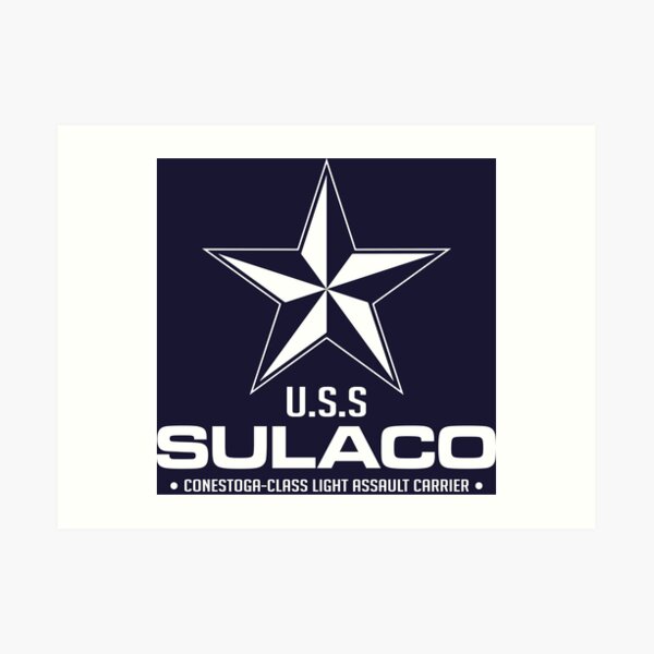 "USS Sulaco" Art Print by LightningDes | Redbubble