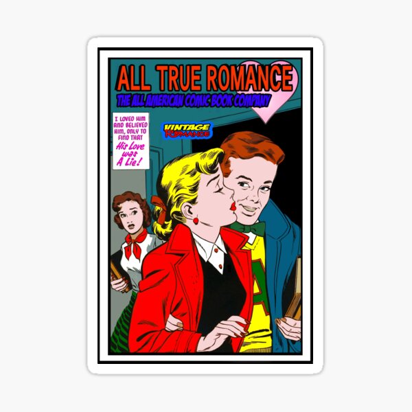 The True Romance Comic Book High School Romance Sticker By the-true-romance-comic-book-high-school-romance-sticker-by