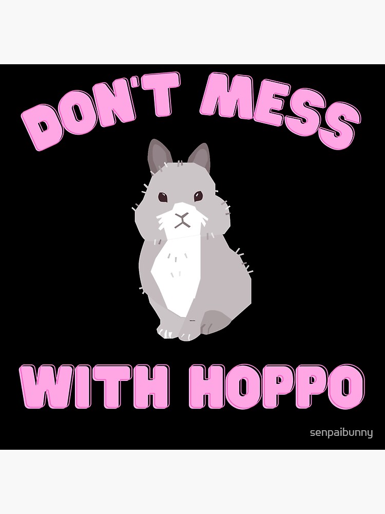 "Don't mess with hoppo, couse bomb gonna droppo" Poster for Sale by ...