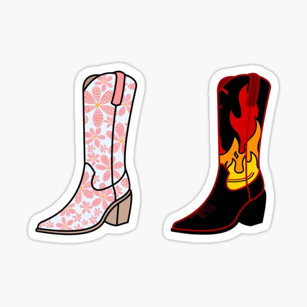 "Boot Scootin' Boogie" Sticker by OTaygurl | Redbubble