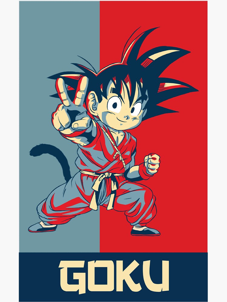 "goku" Sticker by thxinsmnia | Redbubble