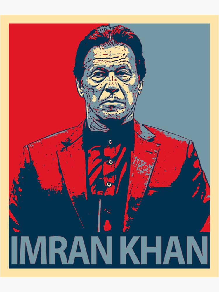 "Imran khan " Sticker for Sale by TiiffyArtsy | Redbubble