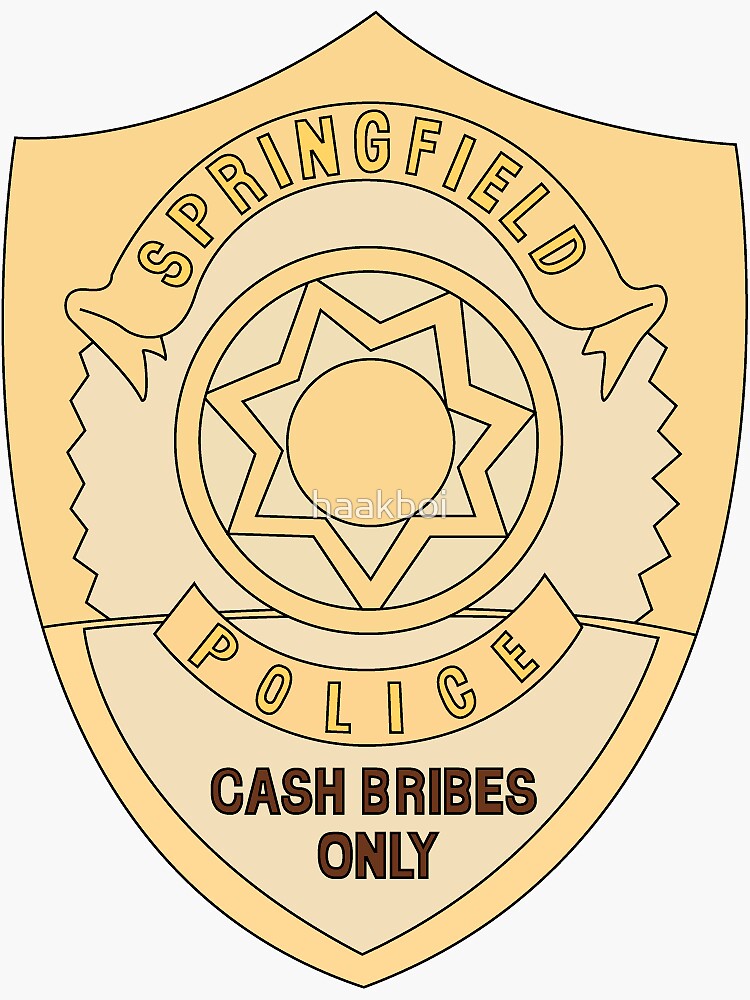 "Only cash bribes" Sticker by haakboi | Redbubble