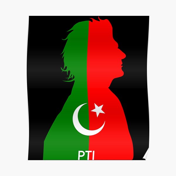 "Imran Khan Pakistan PTI flag " Poster by TiiffyArtsy | Redbubble