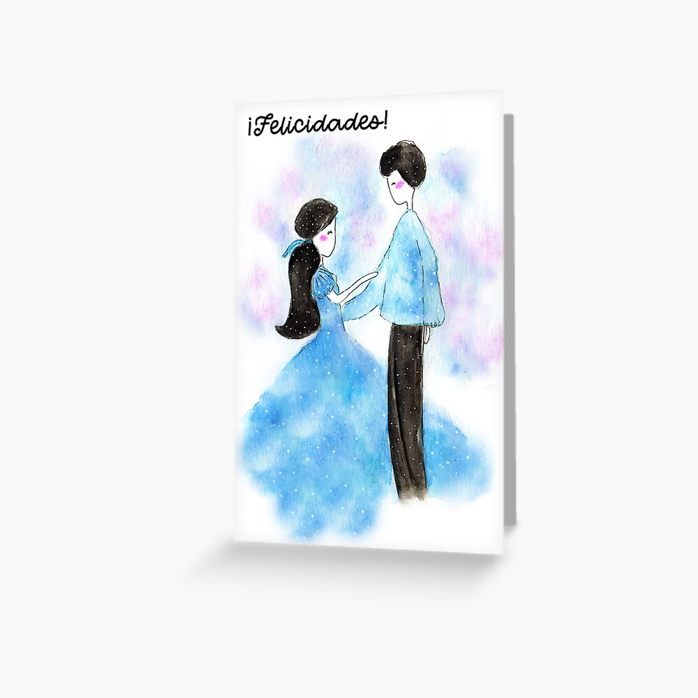 Spanish Wedding Congratulations Card With Romantic Couple And Spanish Language Greeting Card spanish-wedding-congratulations-card-with-romantic-couple-and-spanish-language-greeting-card
