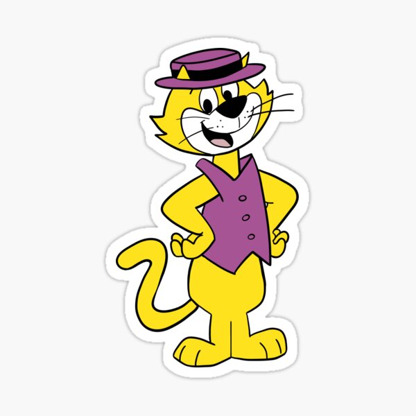 "Top cat" Sticker for Sale by mixtape80 | Redbubble