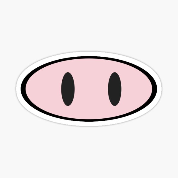 "Pig nose" Sticker for Sale by Chokel | Redbubble