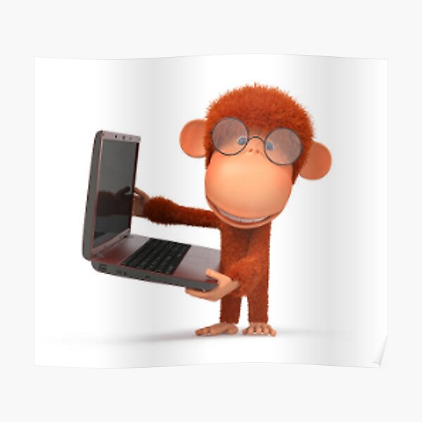 "Monkey Business" Poster for Sale by MaxManN1 | Redbubble