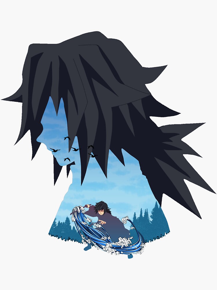 "giyu" Sticker for Sale by ceddsouth | Redbubble