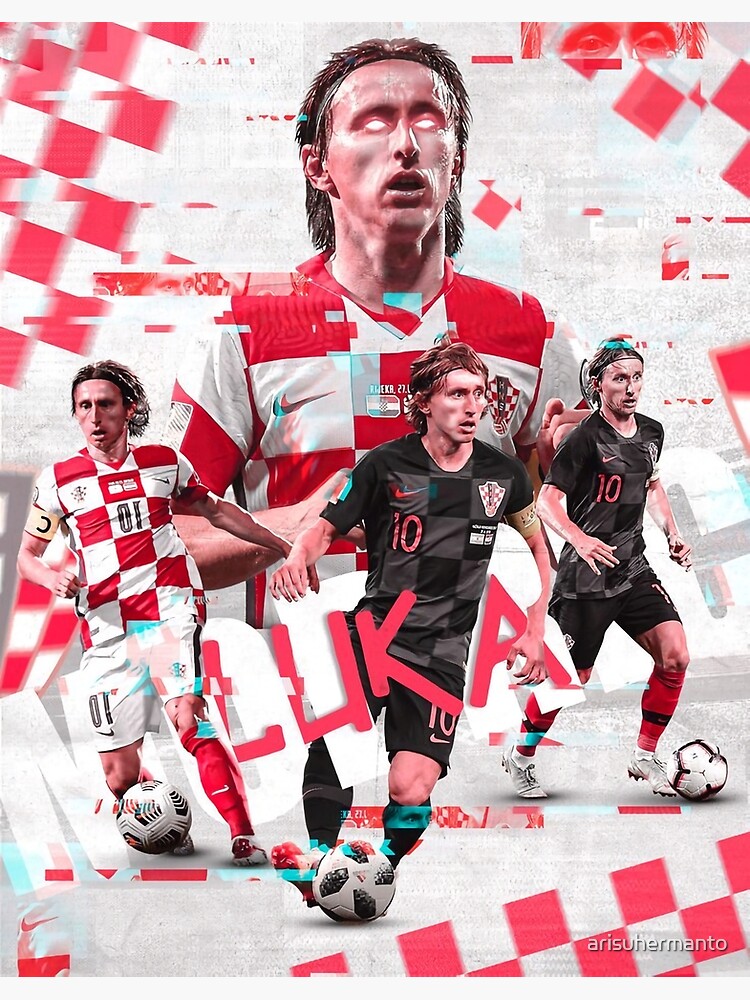 "Wallpaper Luka Modric Art" Poster by arisuhermanto | Redbubble