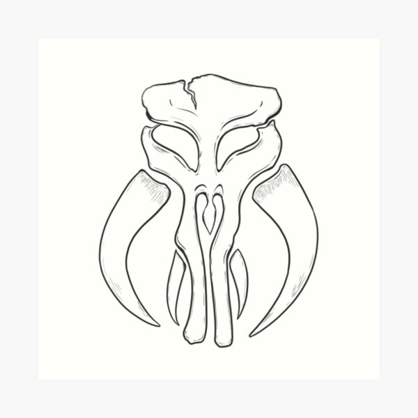 "Mandalorian Mythosaur" Art Print for Sale by -Senaar- | Redbubble